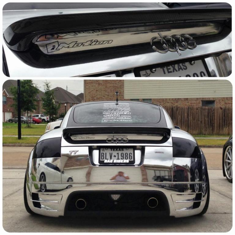 Chrome Wrapped Audi TT – imotion | Audi TT Mk1 8n Tuning – Parts ...